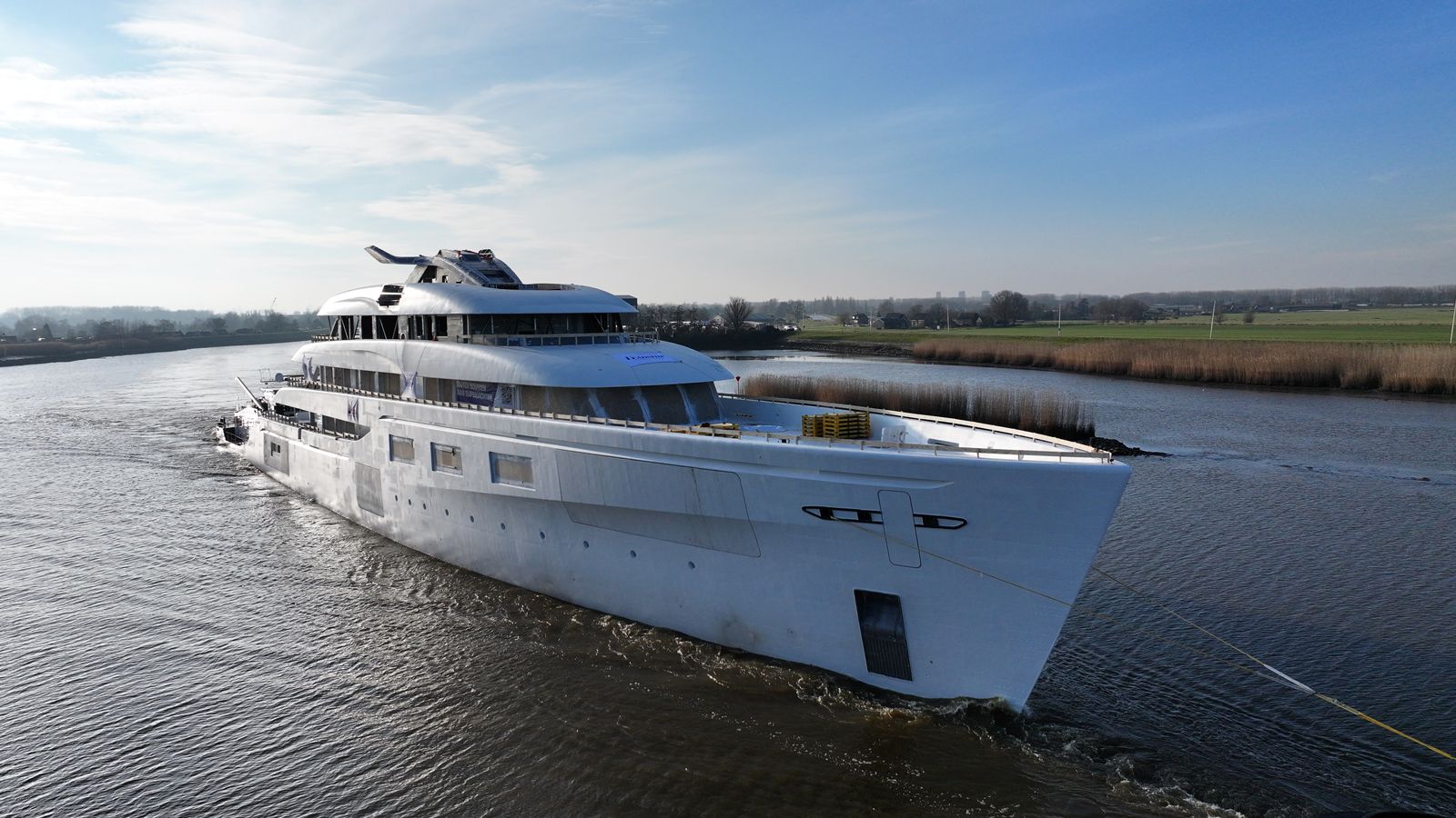 83m Feadship superyacht Project 829 sighted for first time en route to ...